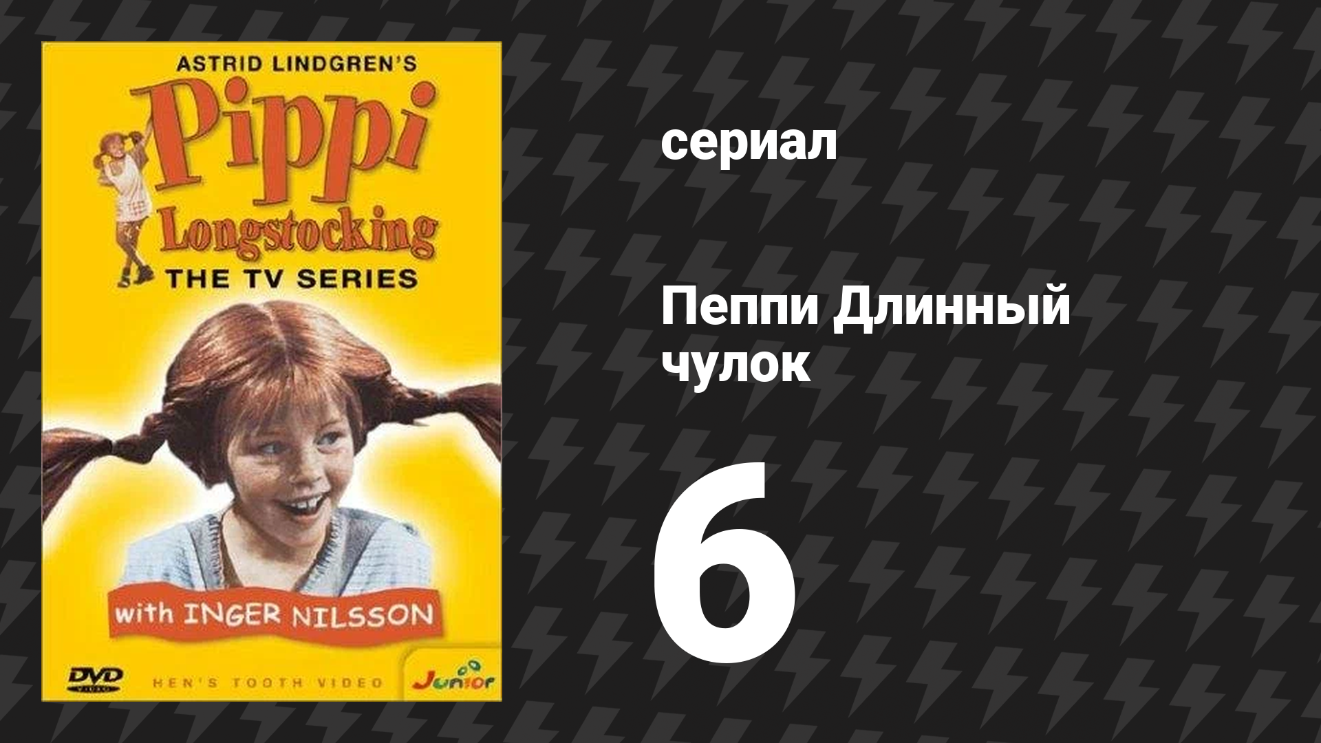 Пеппи Длинныйчулок 6 серия «Пеппи на ярмарке» (сериал, 1969)