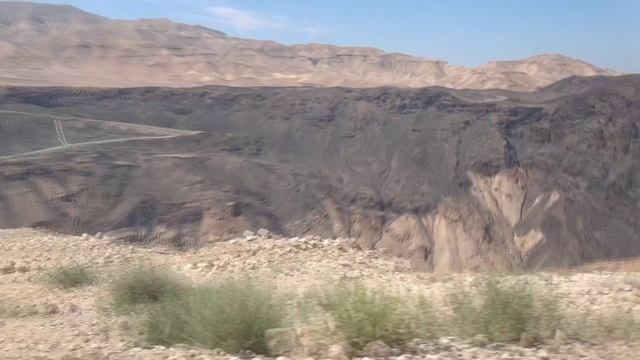 Иордания. Дорога в Петру. Горный серпантин