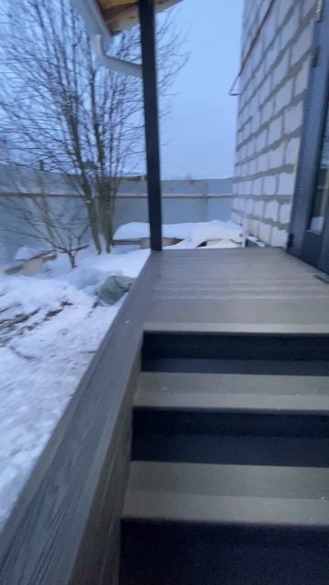 Монтаж небольшого крылечка. Объект готов.