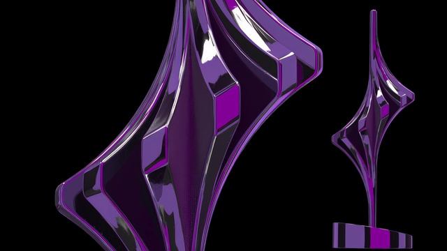 Рендер статуэтки для премии «Великие мастера»