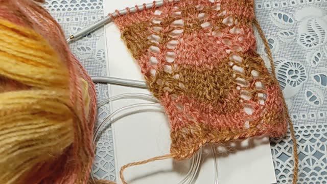 УЗОР СПИЦАМИ ДЛЯ ПАЛАНТИНА