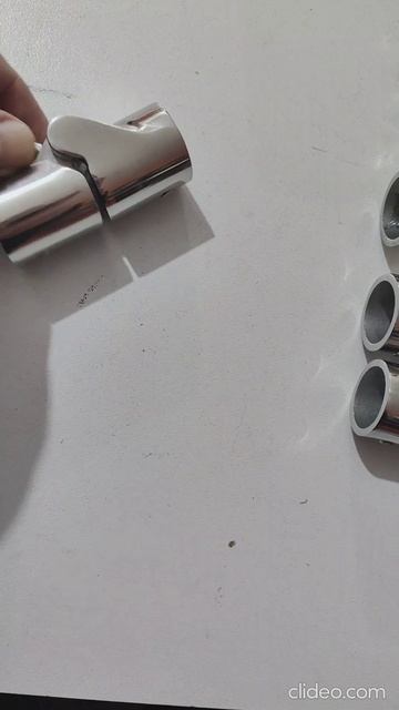 Кронштейн складной с фиксацией, для трубы 22/25 mm, нержавеющая сталь