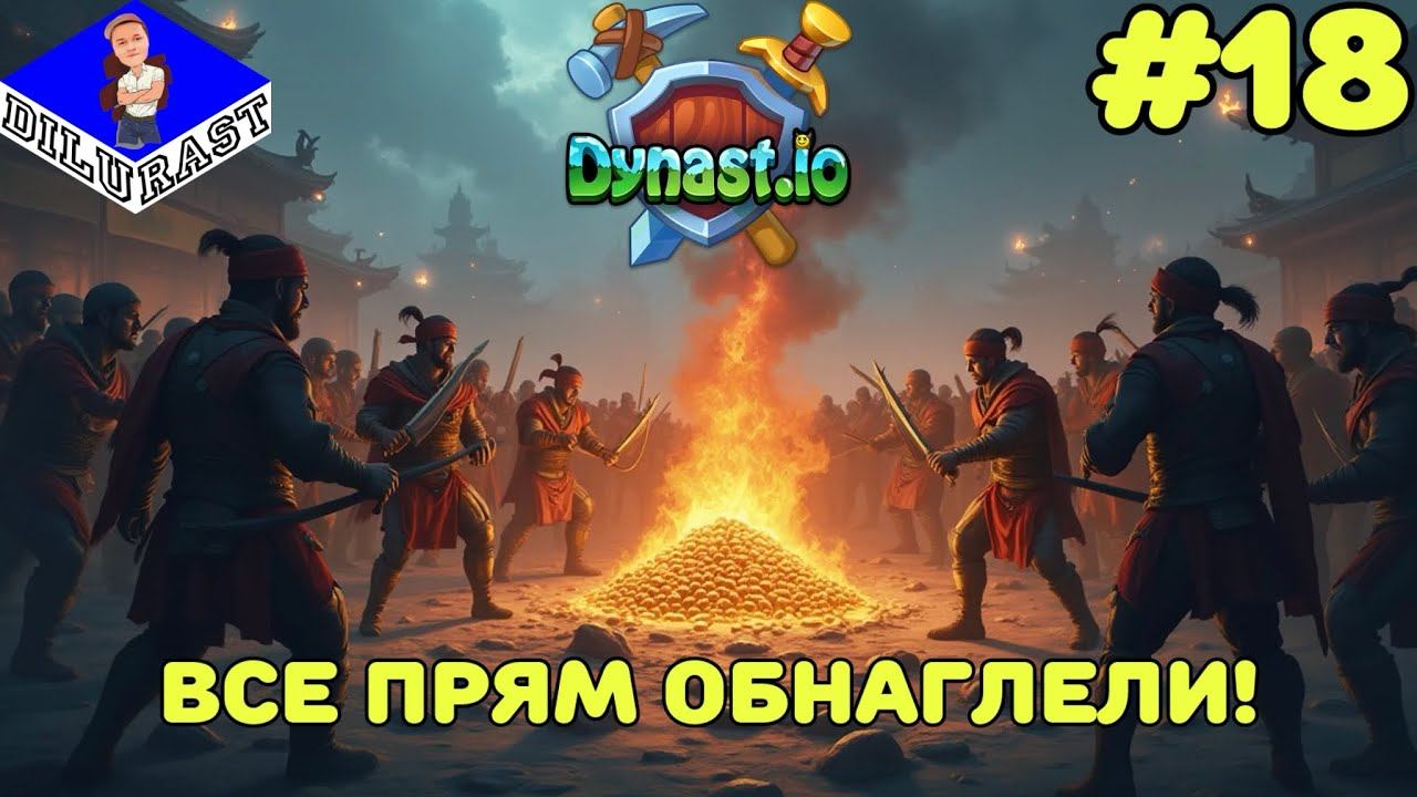 Dynast.io #18 ИГРОВОЕ ШОУ! ВСЕ ПРЯМ ОБНАГЛЕЛИ! ВИДЕОИГРА ОНЛАЙН! GAMEPLAY! ИГРОВОЙ КАНАЛ Dilurast