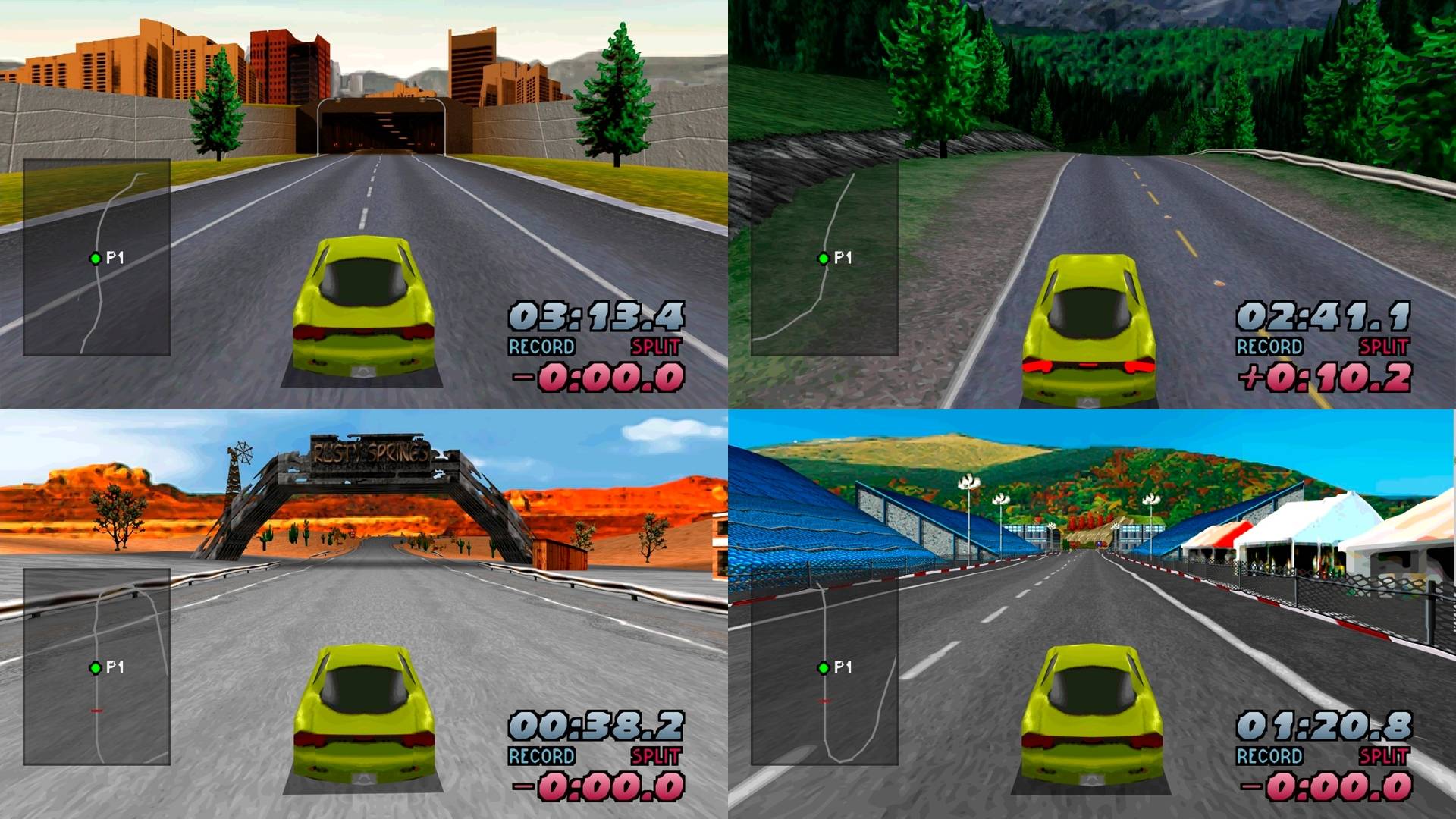 Road & Track Presents The Need for Speed (PS1) - Все Гоночные Трассы