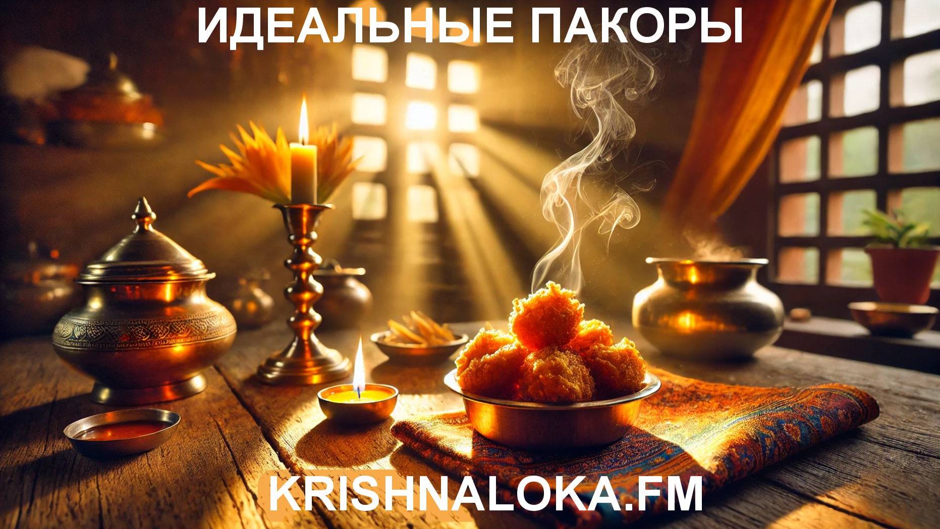 Хрустящие пакоры, которые очищают сознание. Юрий Миров и Елена Дэмме