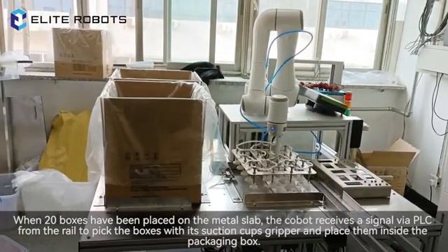 Elite_Robots_End_of_the_line_multi_pick_&_place_of_medicine_boxes (медицинская промышленность)