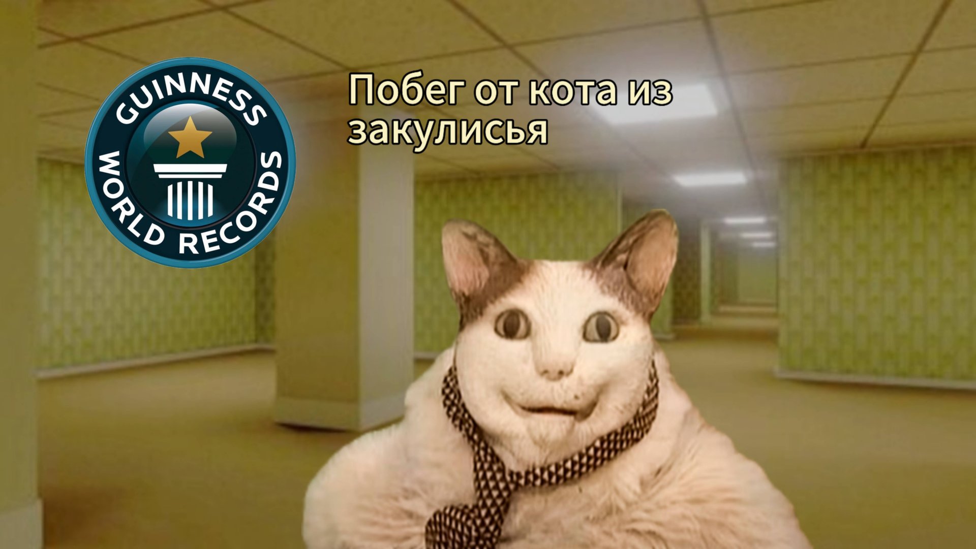 Побег от Кота бу испугался🏆 Мировой рекорд?🌍