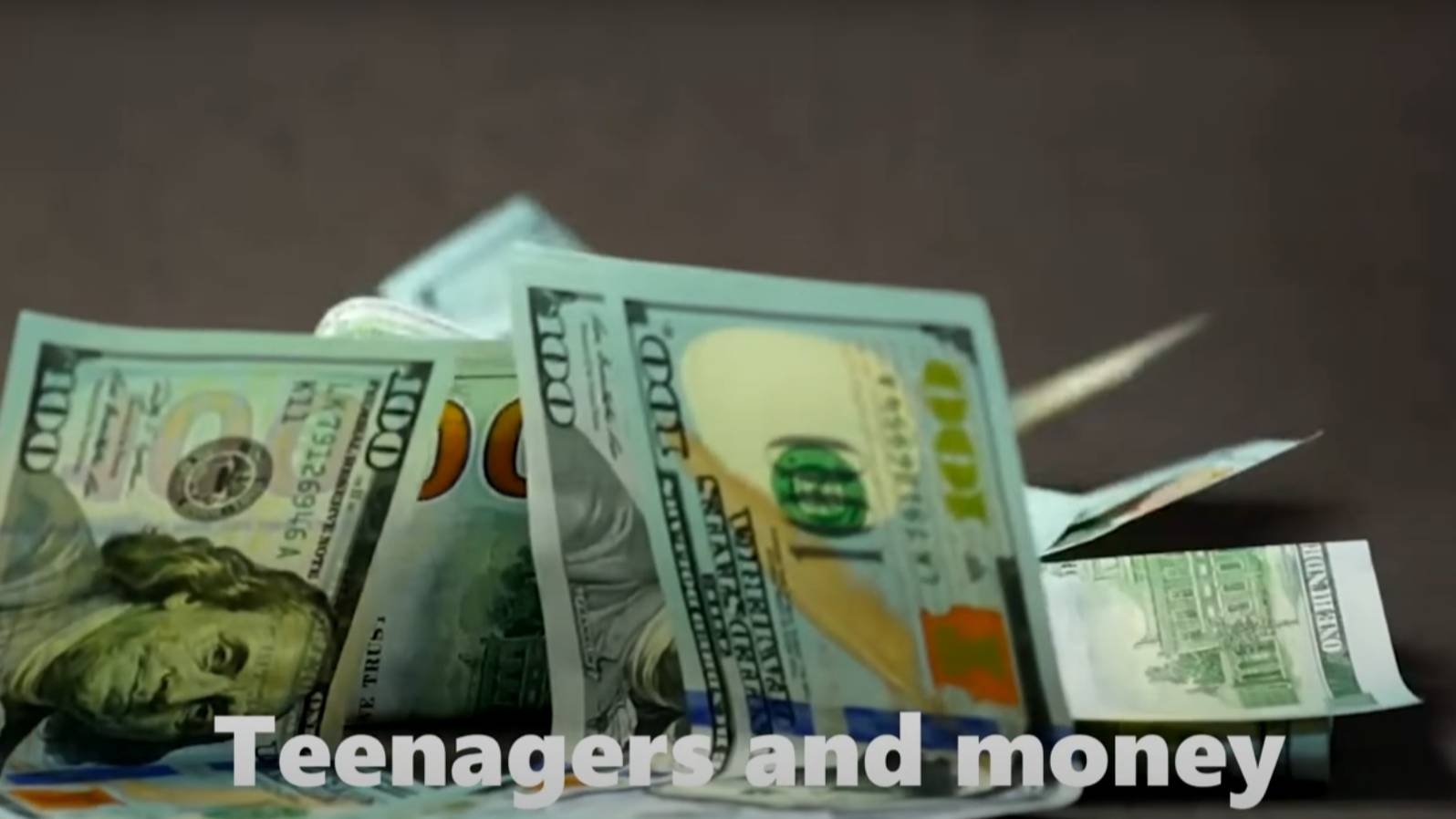 Teenagers and Money. ESL/ESOL A2