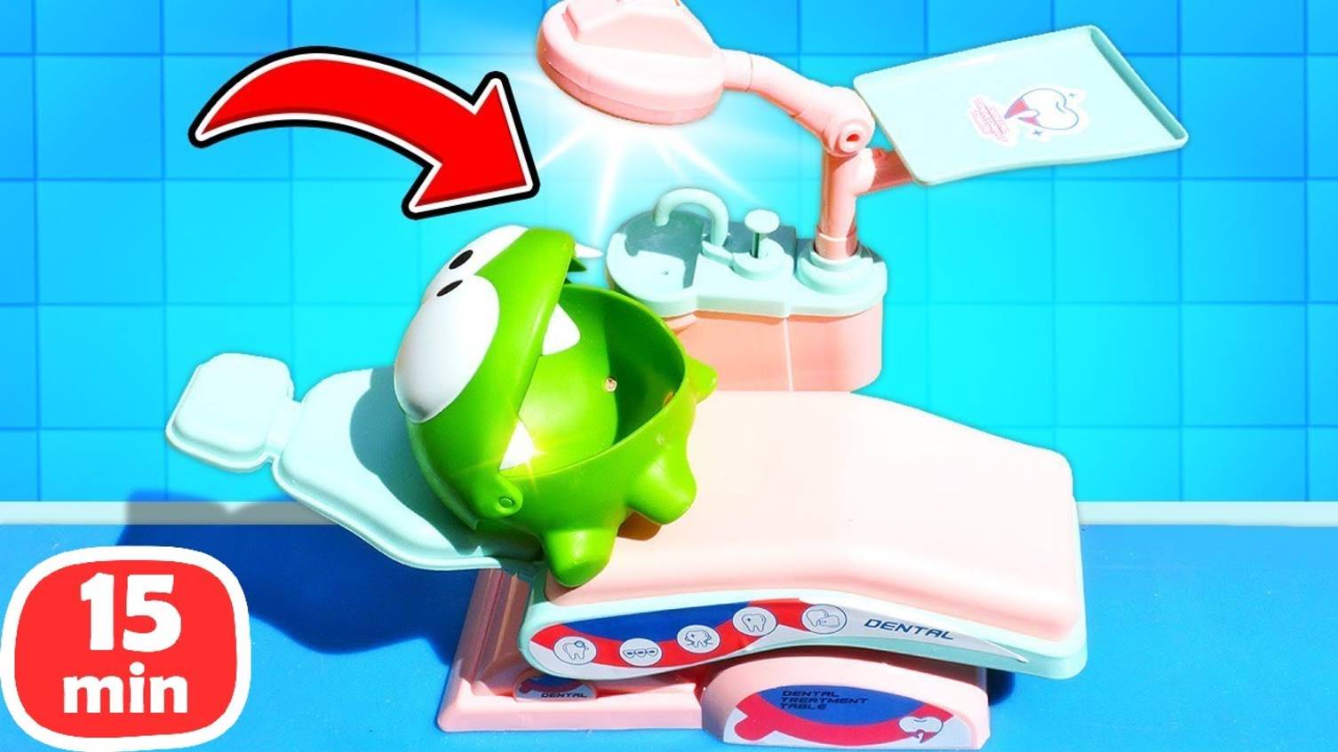 Ам Ням: зубная боль, прятки в песке и поиск вкусняшек! Видео для детей и игрушки