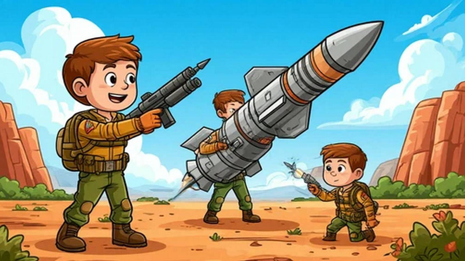 Ракетчики и хамеры. 9Bit Armies A Bit Too Far Build