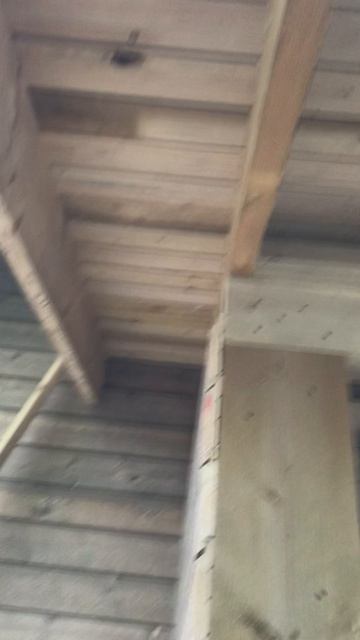 Внутренняя конструкция крыльца: как мы убедили заказчика в необходимости боковых свесов #стройка