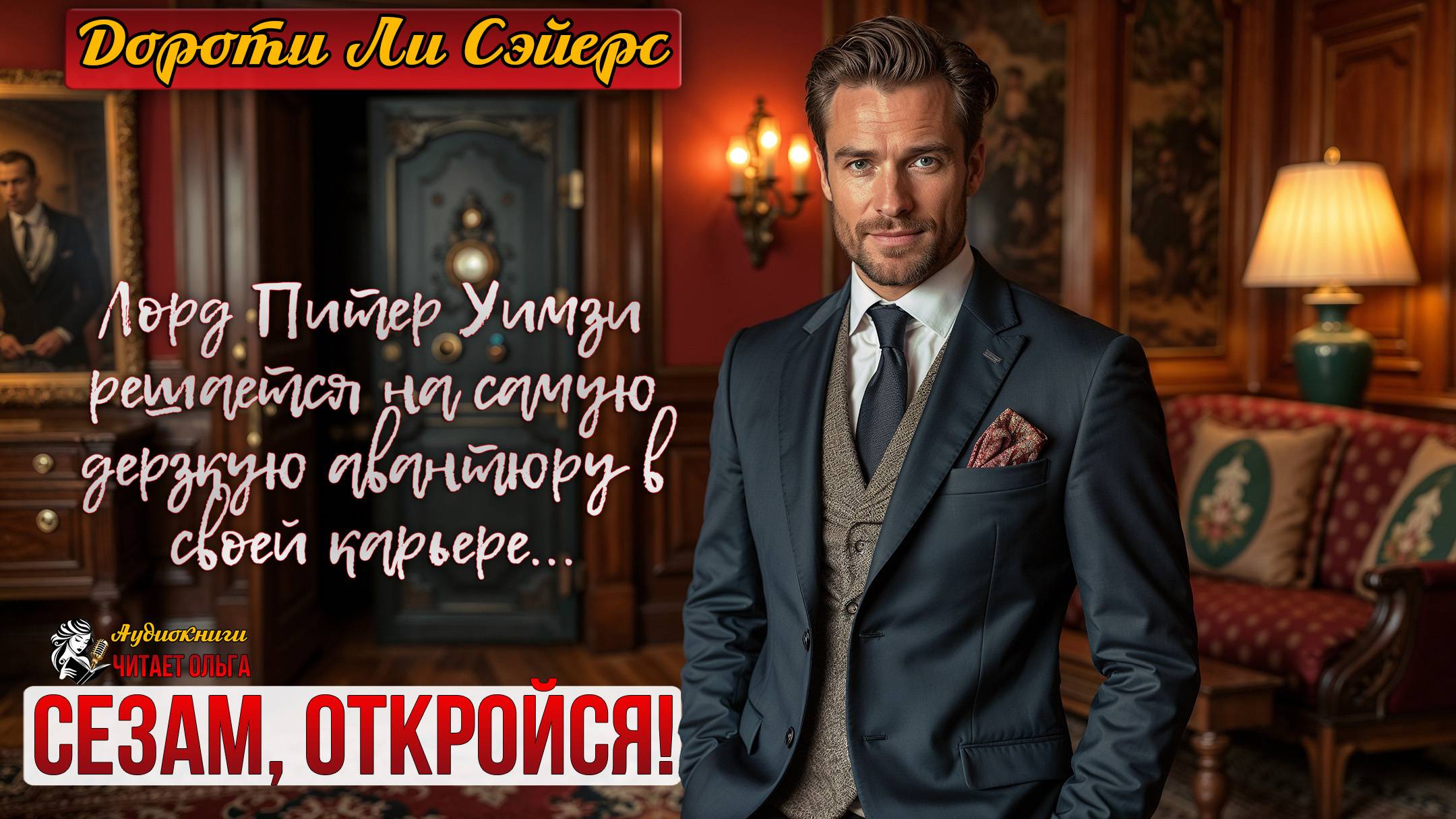 Аудиокнига СЕЗАМ, ОТКРОЙСЯ! Дороти Ли Сэйерс. Детектив. Цикл Лорд Питер Уимзи. Читает Ольга