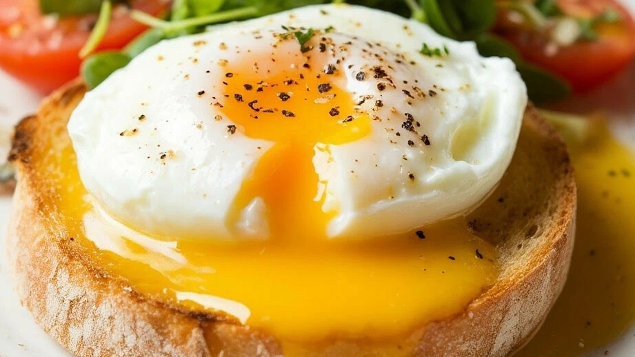 Завтракаем яйцами в стиле "яйца пашот".