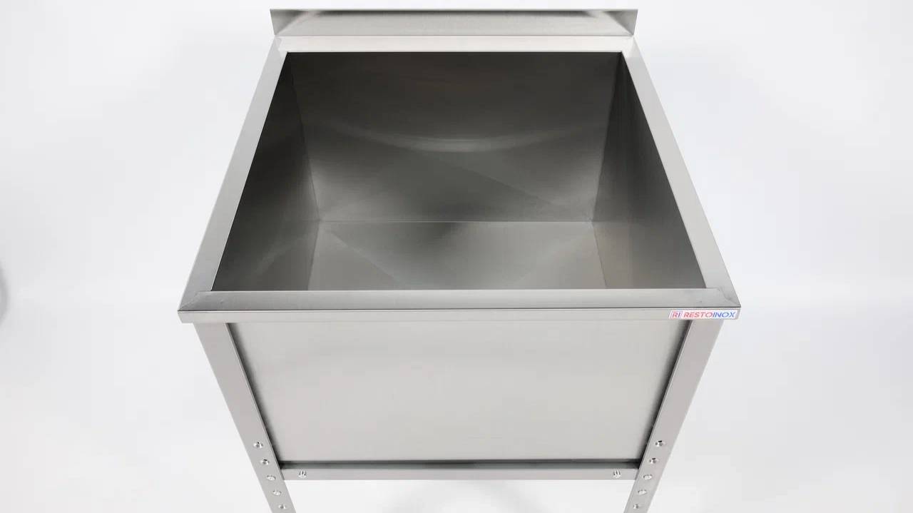 ВАННА МОЕЧНАЯ СВАРНАЯ ОДНОСЕКЦИОННАЯ СТАНДАРТ RESTOINOX ВМС-1-Б-ЭН