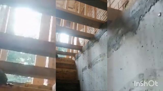 Монолитная лестница.