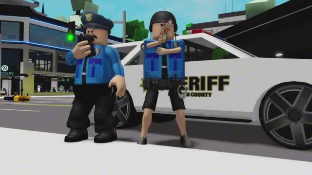 БРУКХЕВЕН РОБЛОКС ПОЛИЦИЯ 🏡мульт анимация озвучка #brookhaven