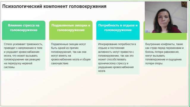 Психосоматика головокружения