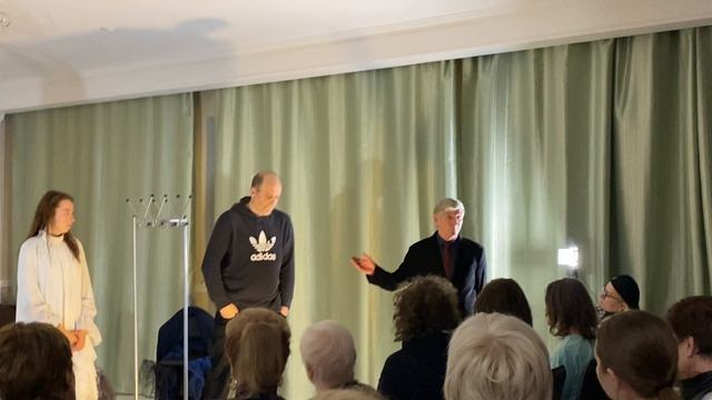 Обсуждение в Доме писателя. Моноспектакль по мотивам романа М. А. Булгакова "Мастер и Маргарита"