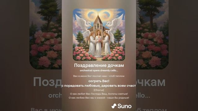 Поздравление дочкам