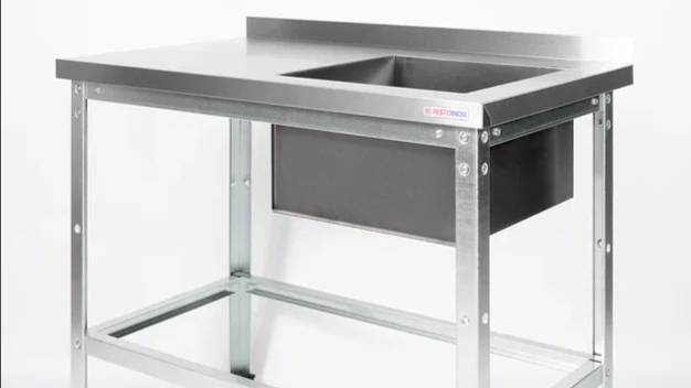 Ванна моечная с рабочей поверхностью ВМСР-БПО-ЭЦ