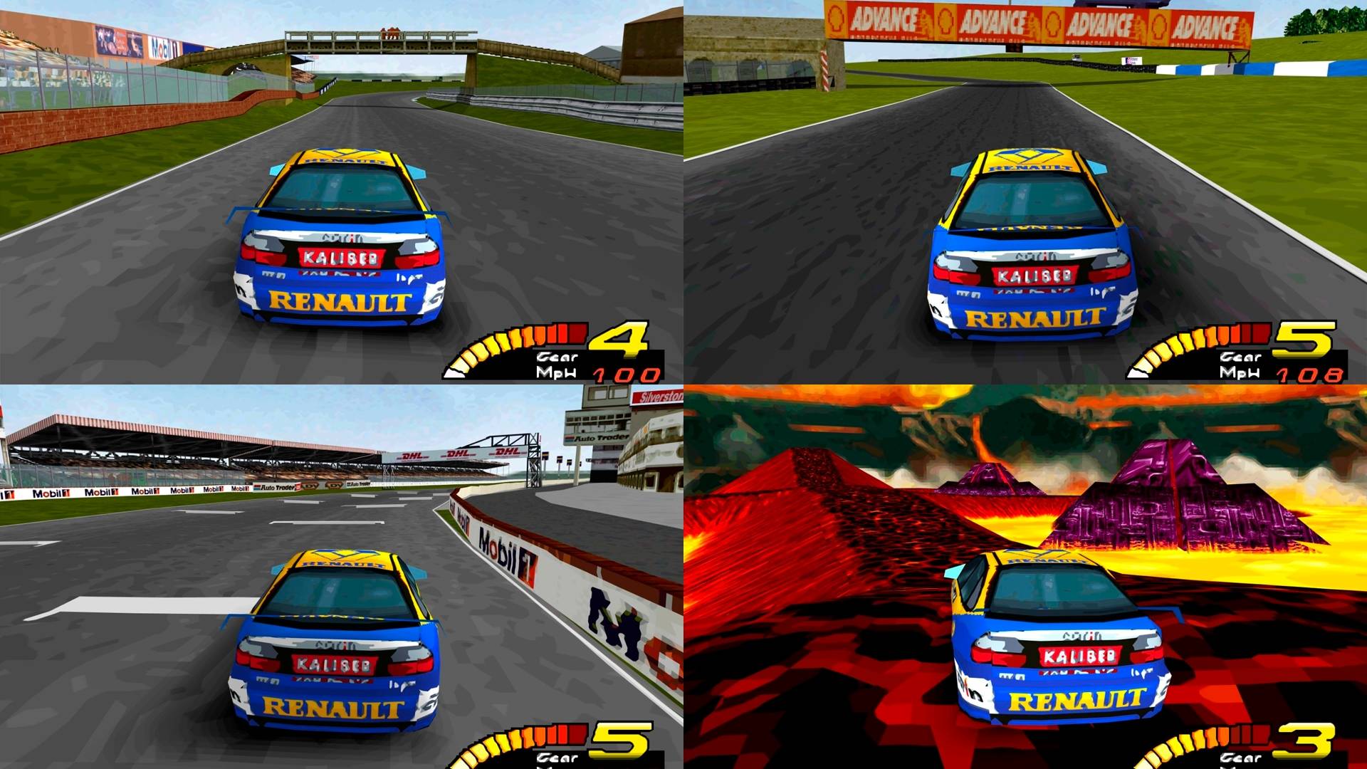 TOCA Touring Car Championship (PS1) - Все Гоночные Трассы