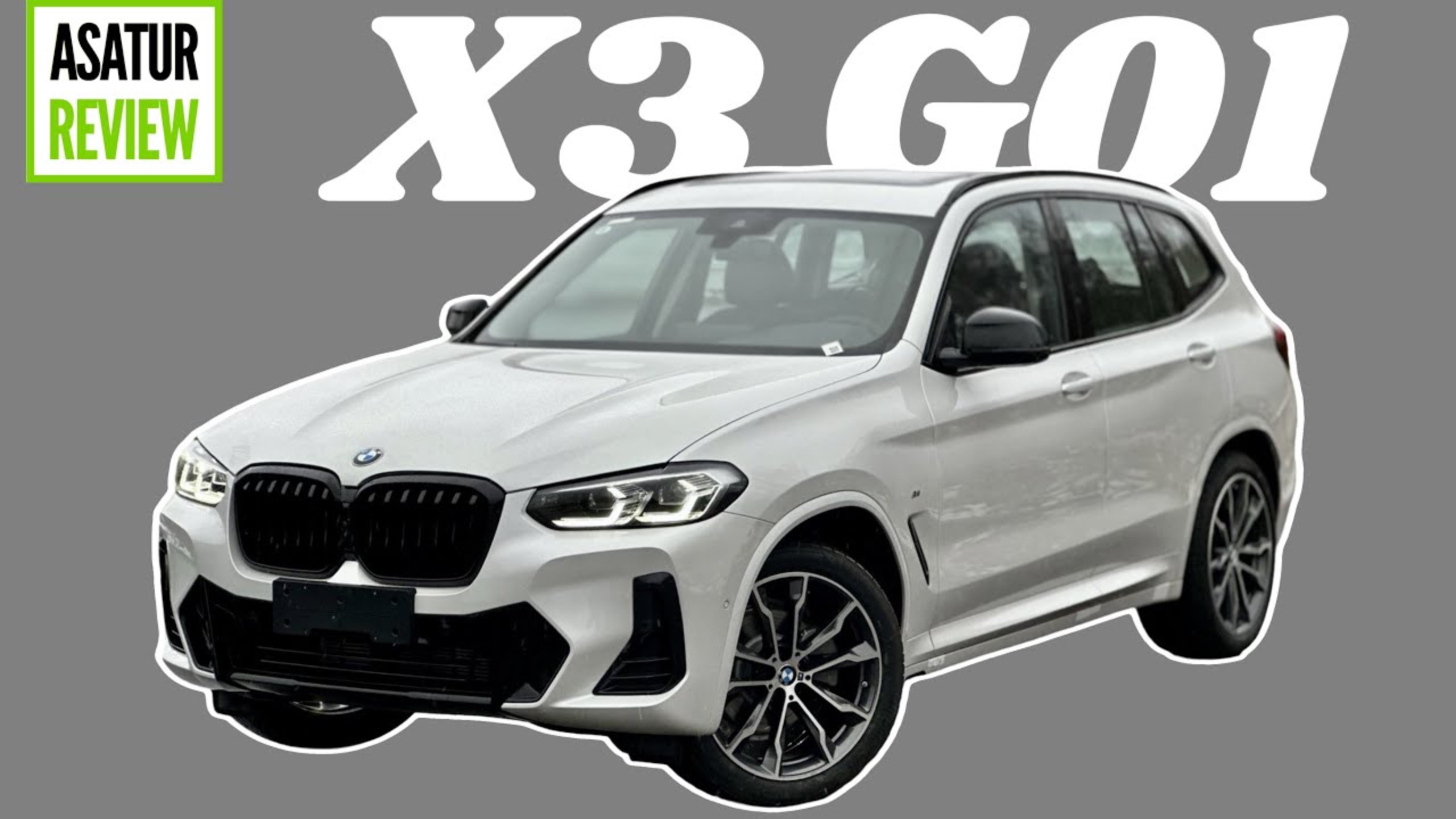 ОБЗОР Китайского BMW X3 30i G01 M-Sport Mineral White 2024 Параллельный импорт из Китая