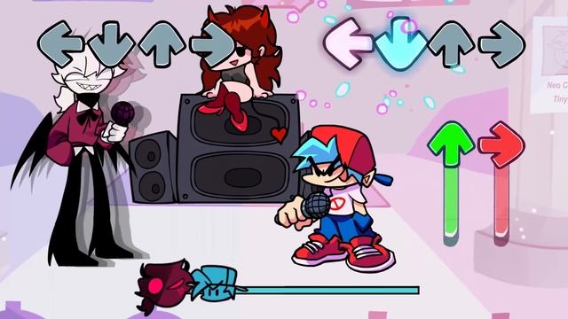 Атакуйте первыми! , но каждый раз, когда наступает ход противника, мод меняется — Friday Night Funki