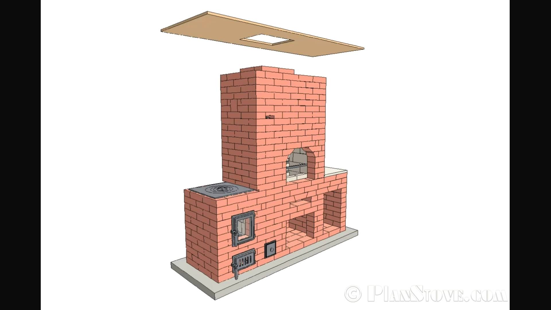 8.5x2.5 sx-tl-st 1.0.0 - Проект печного комплекса из кирпича