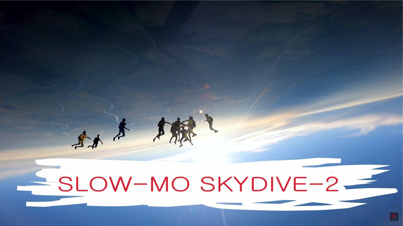 Slow-Mo skydive, part 2. Красивое видео прыжков с парашютом