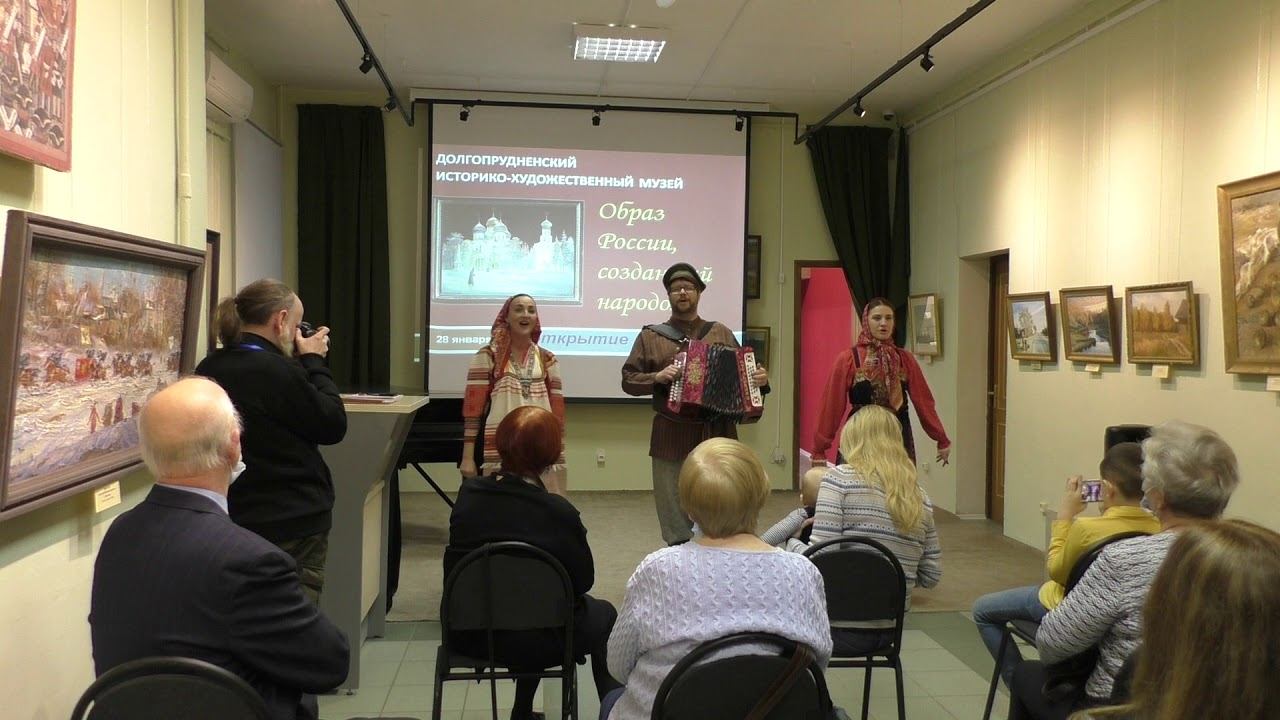 Музыкальное открытие выставки с участием педагогов ДШТИ СемьЯ ,5