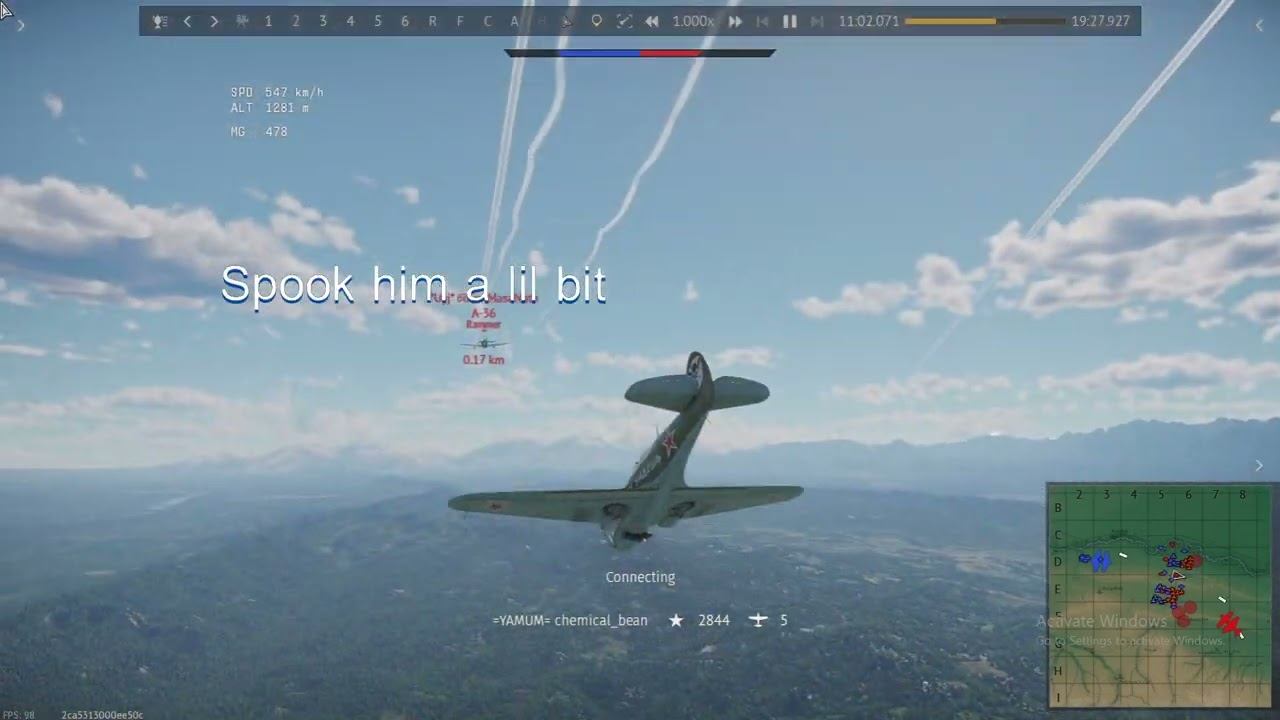 (АНГЛ) P-40E-1 - Советско-американский самолет - War Thunder Air RB геймплей самолетов