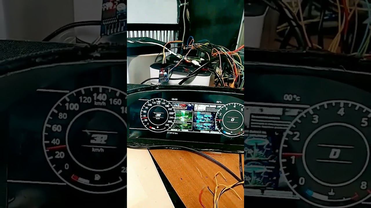 LCD приборная панель на Range Rover, продолжение