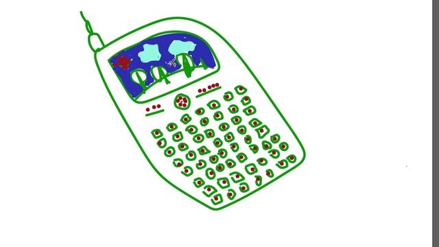 Рисуем мобильничек часть72