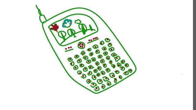 Рисуем мобильничек часть 57