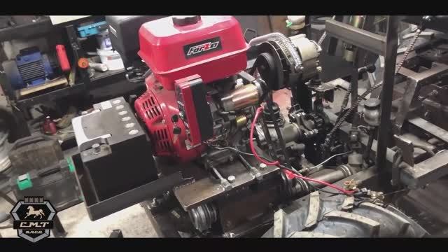 9# СМТ? Установил двигатель форза 17 лошадиных сил на минитрактор через промвал