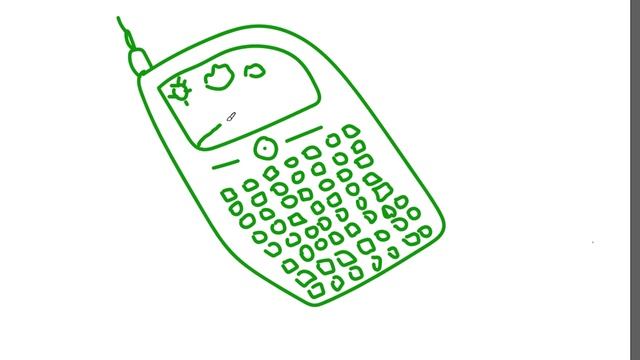 Рисуем мобильничек часть 36