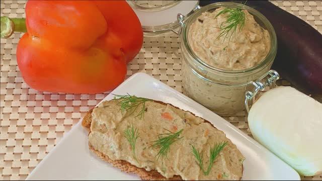 Паштет из баклажан и творога