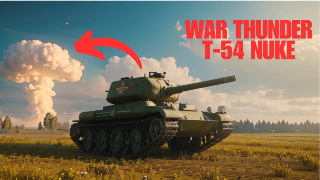 (АНГЛ) Т-54 (1947) - Наконец-то ядерка - WarThunder геймплей танков
