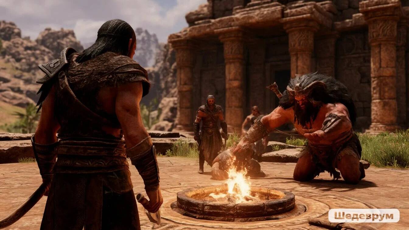 Conan Exiles. Напоролись на непонятный обряд