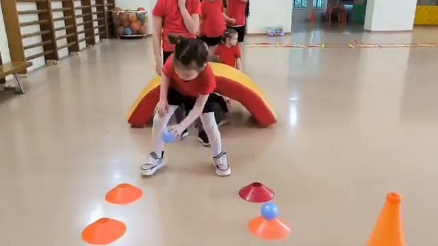 4 апреля в рамках проекта «Здоровый дошкольник.ГТО» в группе «Осьминожки» прошло занятие