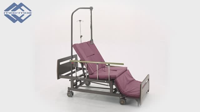 Кровать механическая Med-Mos E-45A (с туалетным устройством)