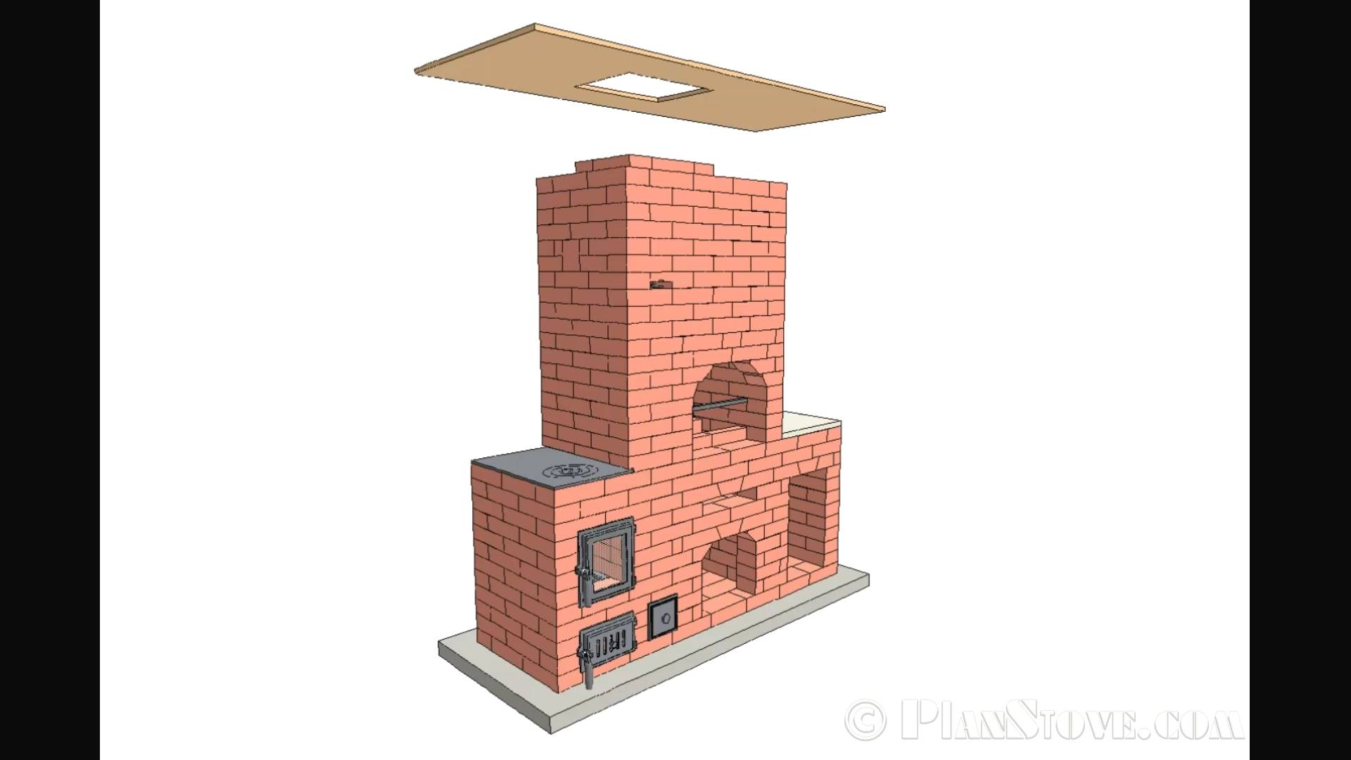 7.5x2.5 sx-tl-st 1.0.0 - Проект барбекю из кирпича