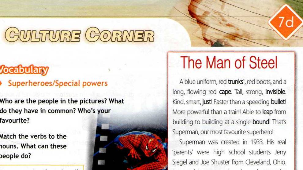 Spotlight 6, mod 7d Culture Corner