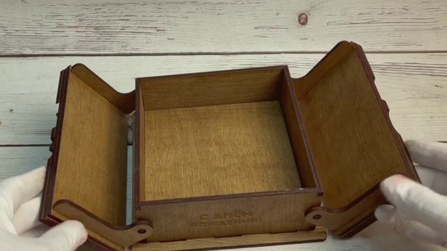 Музыкальная шкатулка - створки из фанеры «С днём рождения»