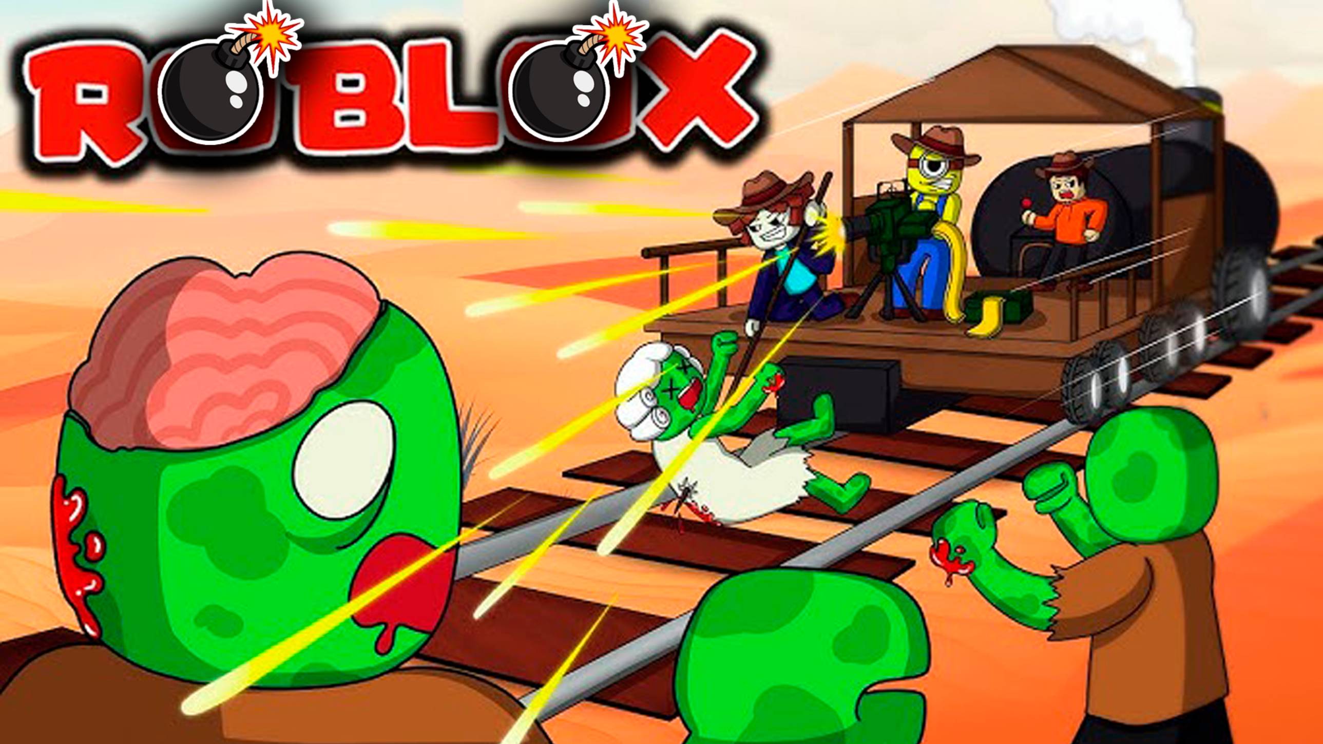 Игра Лэнд Побег от зомби РОБЛОКС ROBLOX dead rails alpha