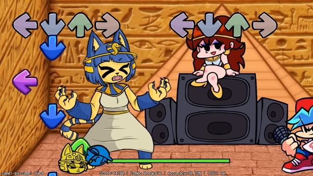 БАТЛ ФАРАОНОВ в FNF! Кто победит в Friday Night Funkin'