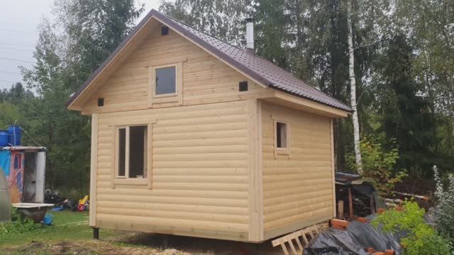 СК Заказ-Дом: проект самой популярной бани из бруса, заказ бань под ключ от производителя Пестово