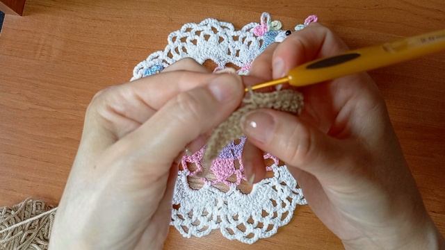 Учимся вязать крючком. Прибавки столбиками без накида.