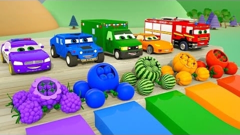 Машинки мультики для детей и самых маленьких деток🤩😗