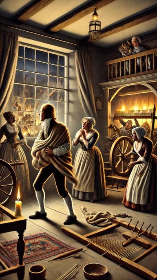 Мрачные истории текстиля: "Челнок или жизнь. История Джона Кея".